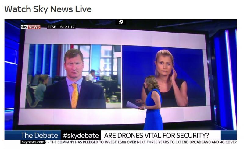 Ulrike Franke appears on Sky News debate about drones and national ...